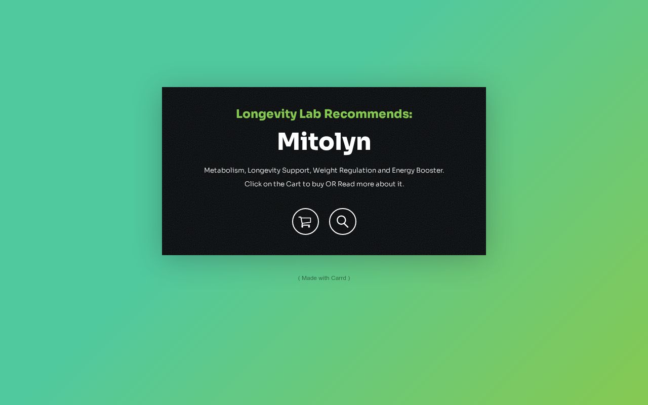 Longevity Lab Recommends